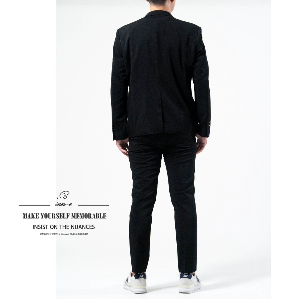 韓版西裝褲 修身剪裁西裝長褲 平面西裝褲 黑色西裝褲 素面西裝 顯瘦西褲 前平面款式(333-MHK3) 男 sun-e | 蝦皮購物