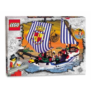 公主樂糕殿 LEGO 樂高 絕版 2001年 6291 海盜系列 西班牙官兵船 | 蝦皮購物