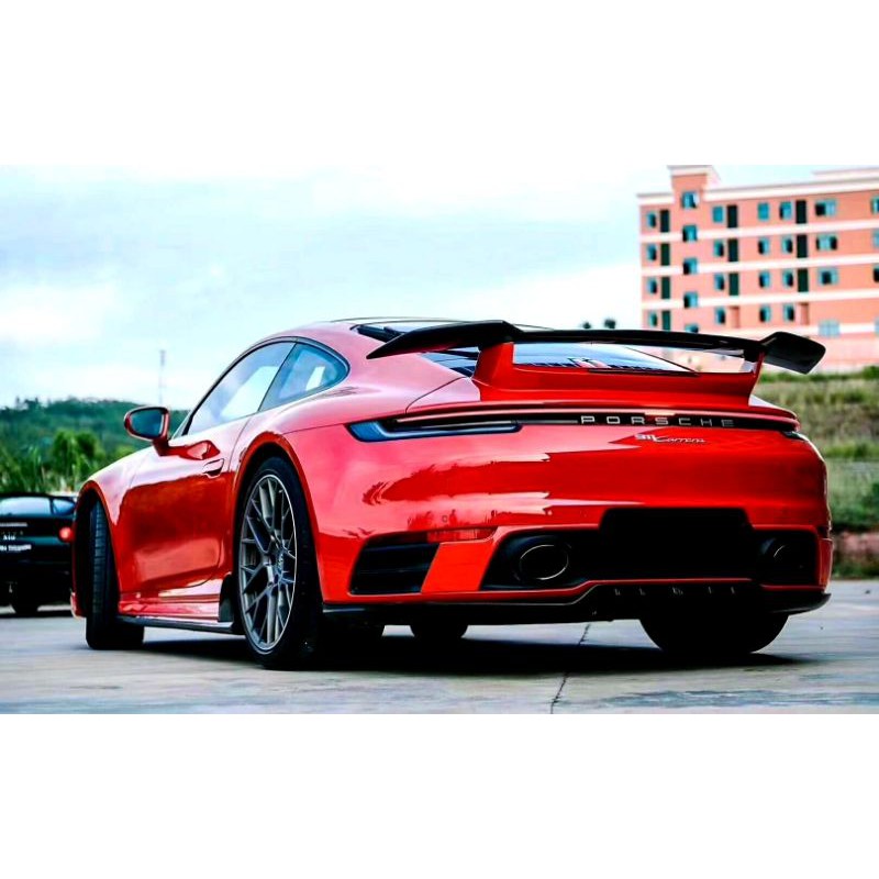 挖保 Porsche 911 992 Aero Kit Rear Wing 碳纖維/FRP/鍛造紋路 皆可訂製 | 蝦皮購物