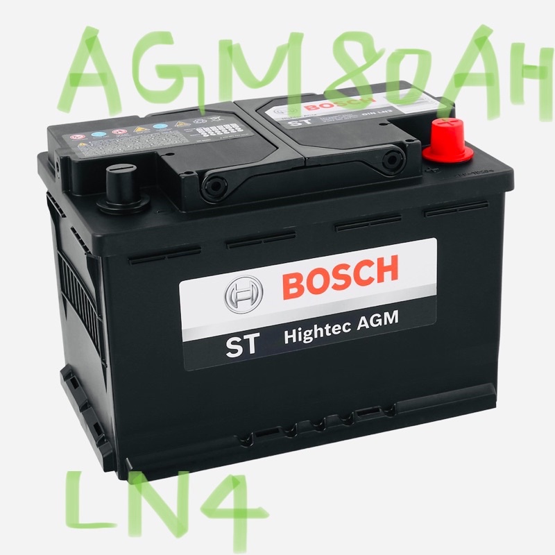 Bosch LN4 AGM 80AH | 蝦皮購物