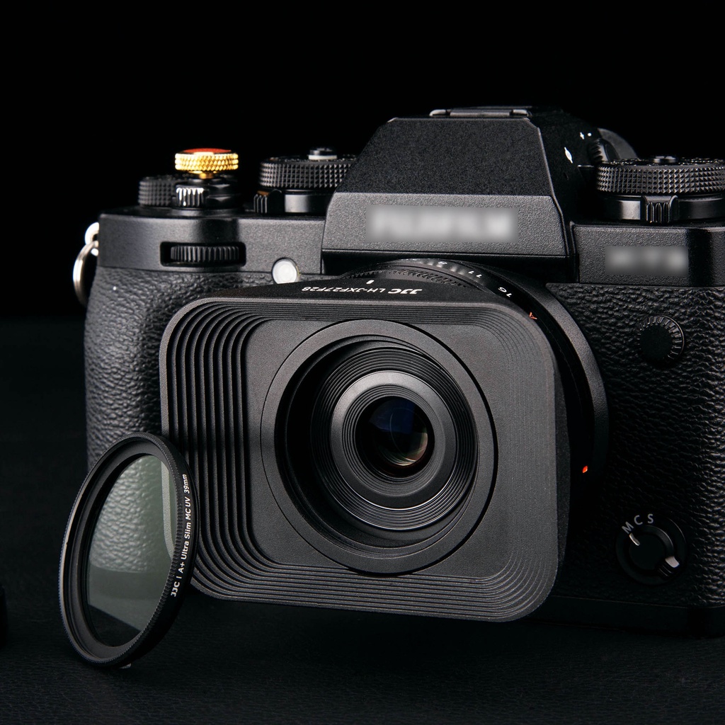 JJC 金屬製LH-XF27方形遮光罩 支援富 Fujifilm XF 27mm f / 2.8 R WR 鏡頭 | 蝦皮購物