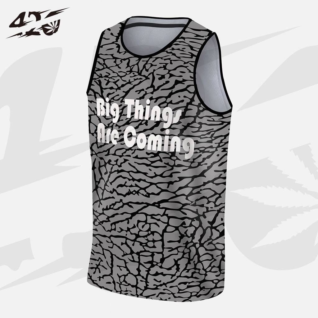 【110~5XL】原創球衣｜灰爆裂紋｜籃球 cba 象紋JORDAN NBA AJ3｜男女球衣 兒童 ｜420適合你 | 蝦皮購物