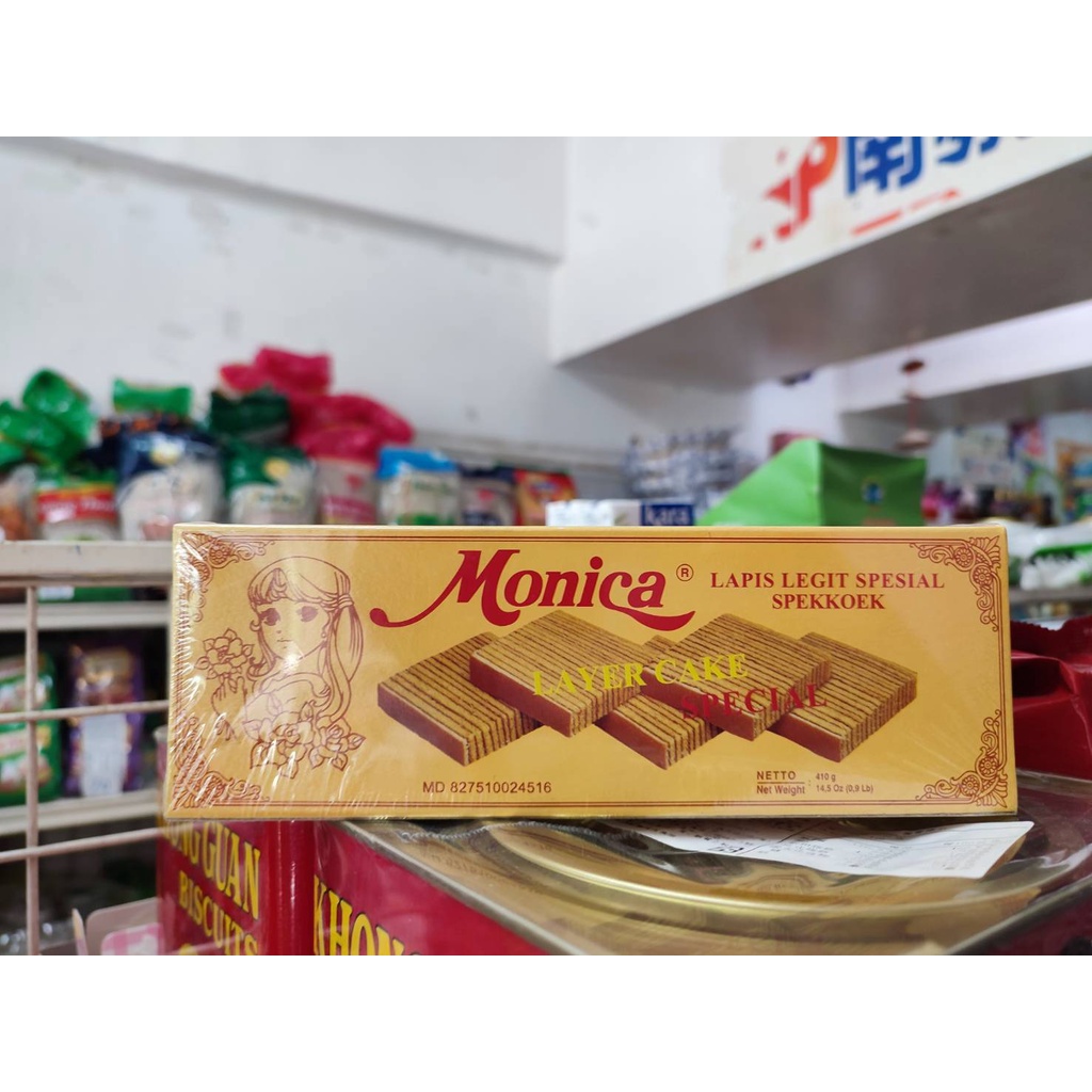 印尼 MONICA LAYER SNACK ORIGINAL SPESIAL 千層糕 印尼千層糕 千層蛋糕 | 蝦皮購物