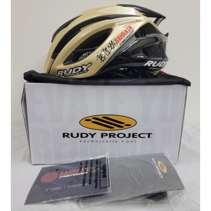 Rudy Racemaster 頂級款 馮俊凱 限量親筆選手帽 環台賽 自行車安全帽 | 蝦皮購物