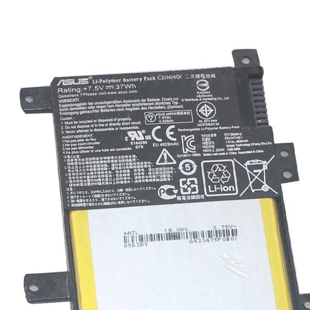 原廠 ASUS 華碩 A455 X454Yi X455LN X455LD Y483L F455L R455LD 電池 | 蝦皮購物