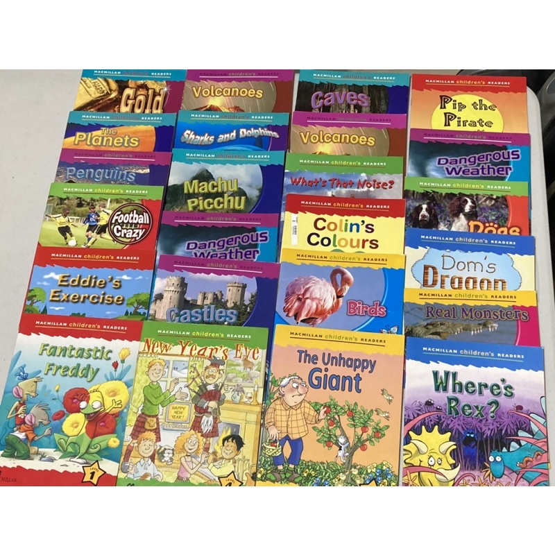 Macmillan Children’s Readers 英文分級讀本 1-6級 共23本 學習英文最佳利器 兒童書籍 | 蝦皮購物