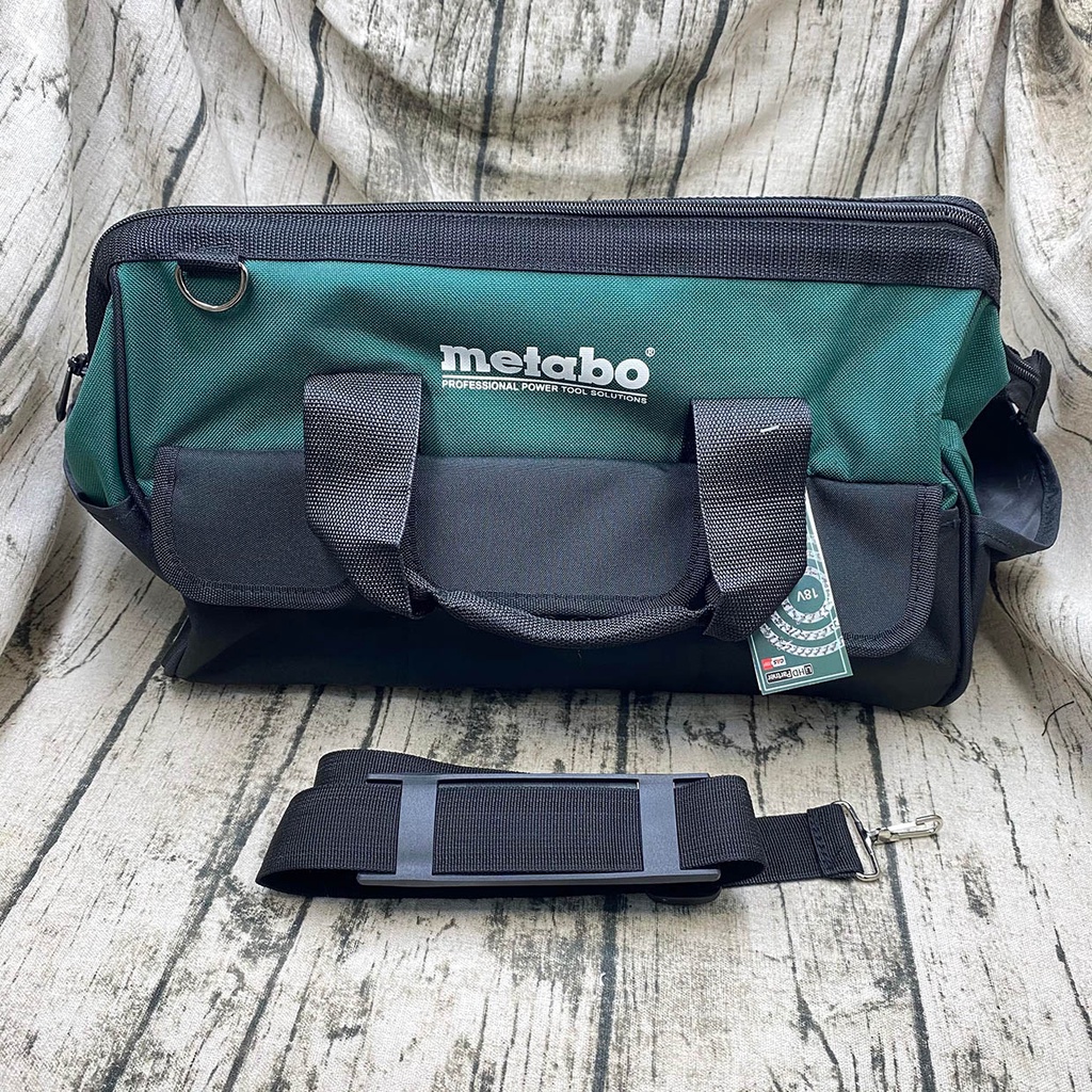 美達寶 metabo 16吋 大開口工具袋 手提袋 加厚牛津布工具包 付背帶 | 蝦皮購物