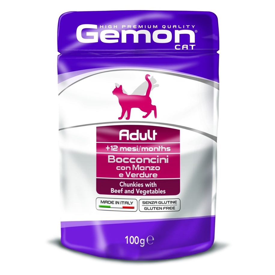 【毛孩寶貝】義大利 Gemon 貓餐包 100g 啟蒙 主食餐包 無穀 貓罐頭 貓餐盒 主食罐 | 蝦皮購物