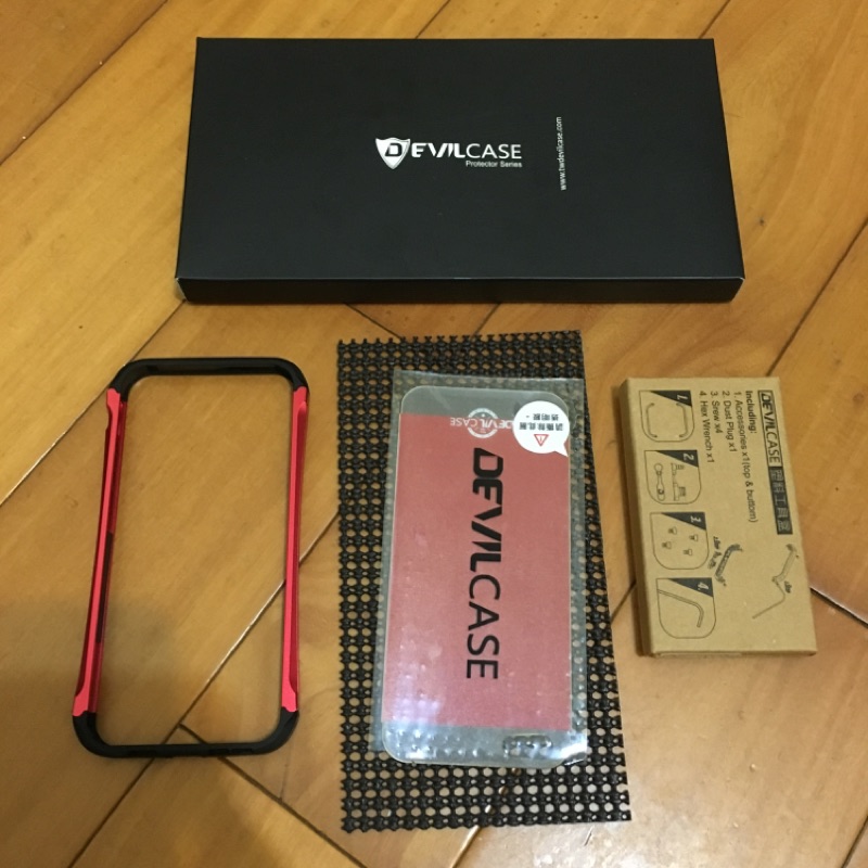 DEVILCASE iPhone5/5s/SE TypeX 黑紅黑 | 蝦皮購物