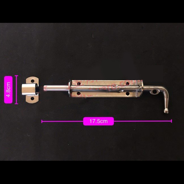 【susumy】#304 不銹鋼門串 3/8 專利門串 門栓 白鐵門串 防盜栓 鐵門串 橫栓 | 蝦皮購物
