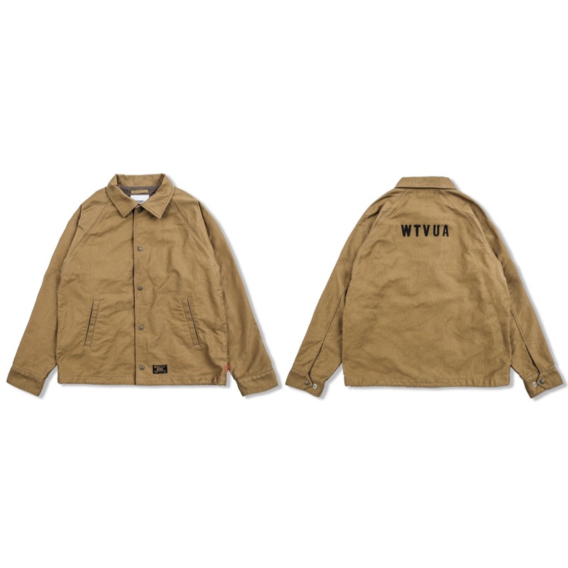WTAPS SQD Jacket 17aw 教練外套 卡其 | 蝦皮購物