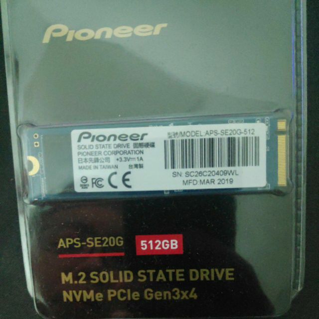 Pioneer APS-SE20G 512g全新 | 蝦皮購物