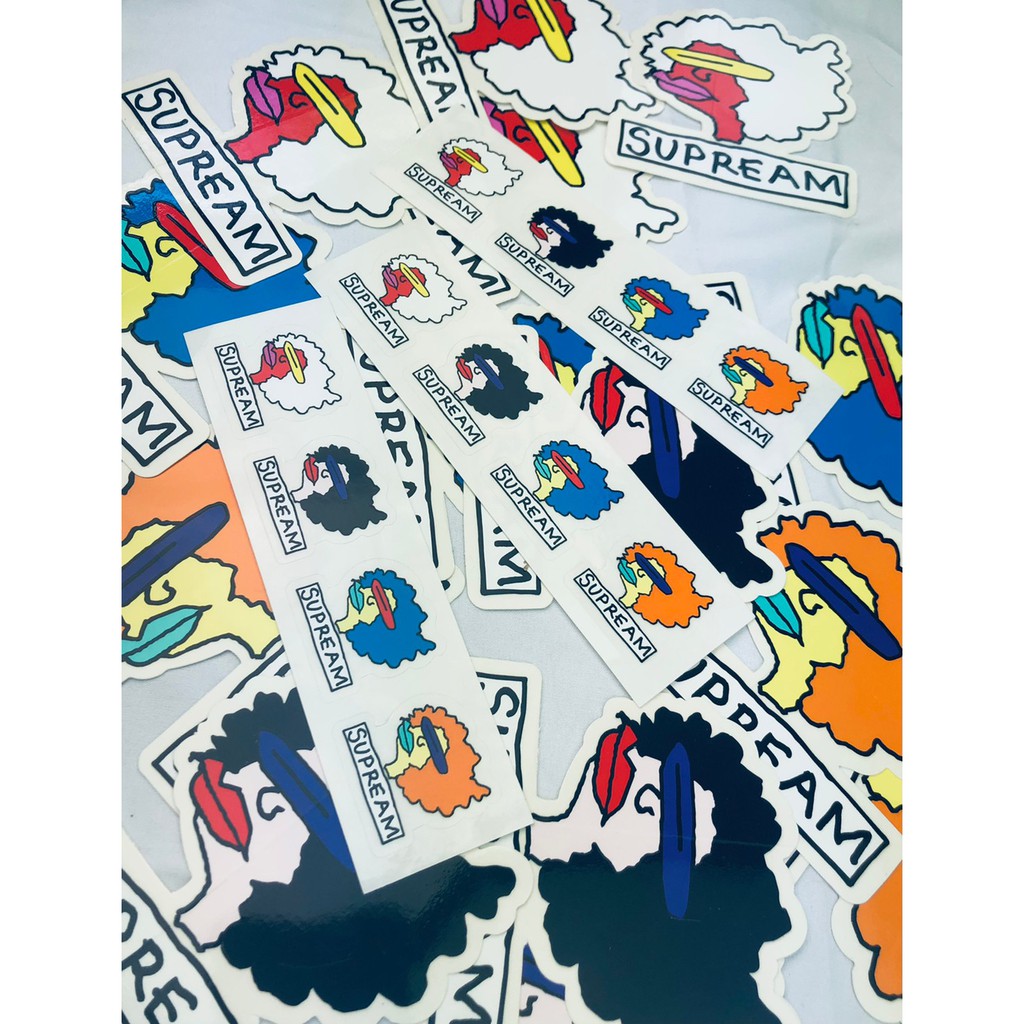 【HOMIEZ】SUPREME Gonz Head Ramm Sticker【SUPSK020】防水貼紙 貼紙 | 蝦皮購物