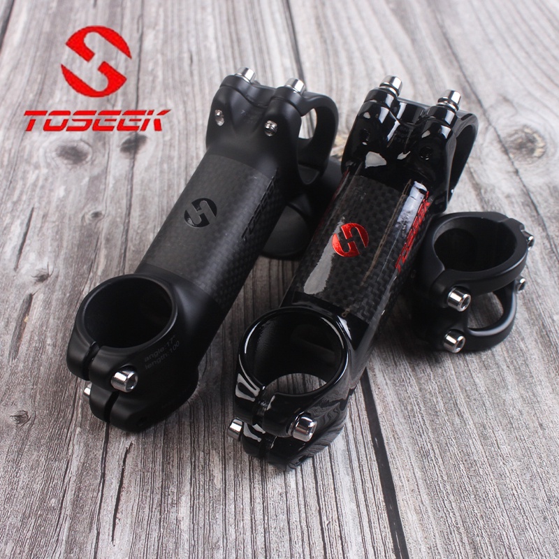 Toseek MTB Stem 碳纖維 6/10/17/25/35 自行車把立公路自行車車把把立鋁合金自行車零件 | 蝦皮購物
