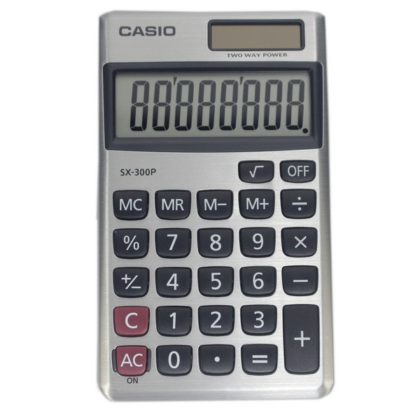 CASIO 卡西歐 SX-300P 計算機 8位數 /一台入 國家考試公告指定機型 皮面式隨身型計算機 -全新保固2年 | 蝦皮購物