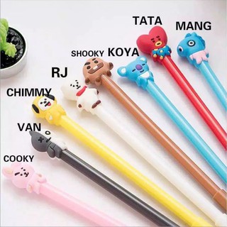 防彈少年團 BT12 ARMY KPOP Character Pencil BTS Pen | 蝦皮購物