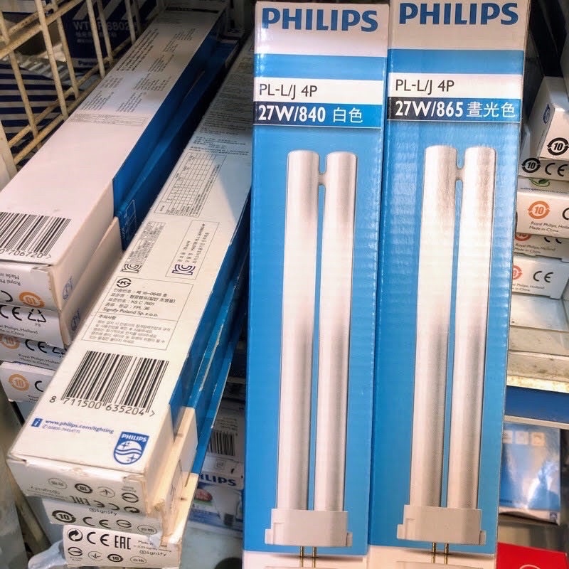 PHILIPS 飛利浦PL-LJ 4P 27W 865晝光色(副廠: TOKYMATSU FPL27白光)燈管 | 蝦皮購物