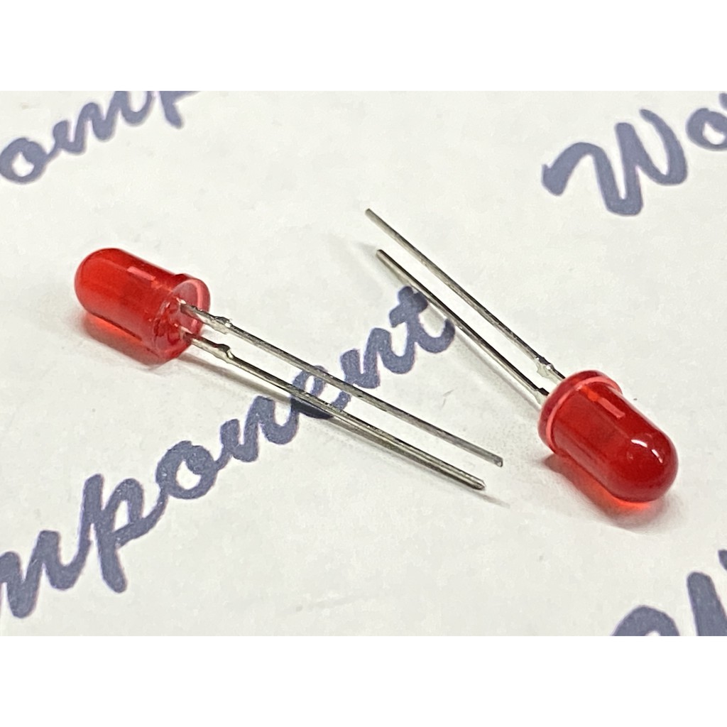 50個 -早期 SanKen 5mm 紅色 紅光 LED燈 發光二極體 | 蝦皮購物