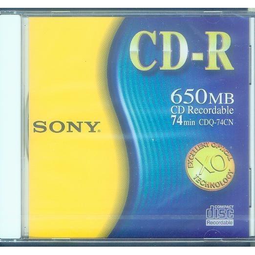 SONY CD-R 型號:CDQ-74CN 650MB 74min | 蝦皮購物