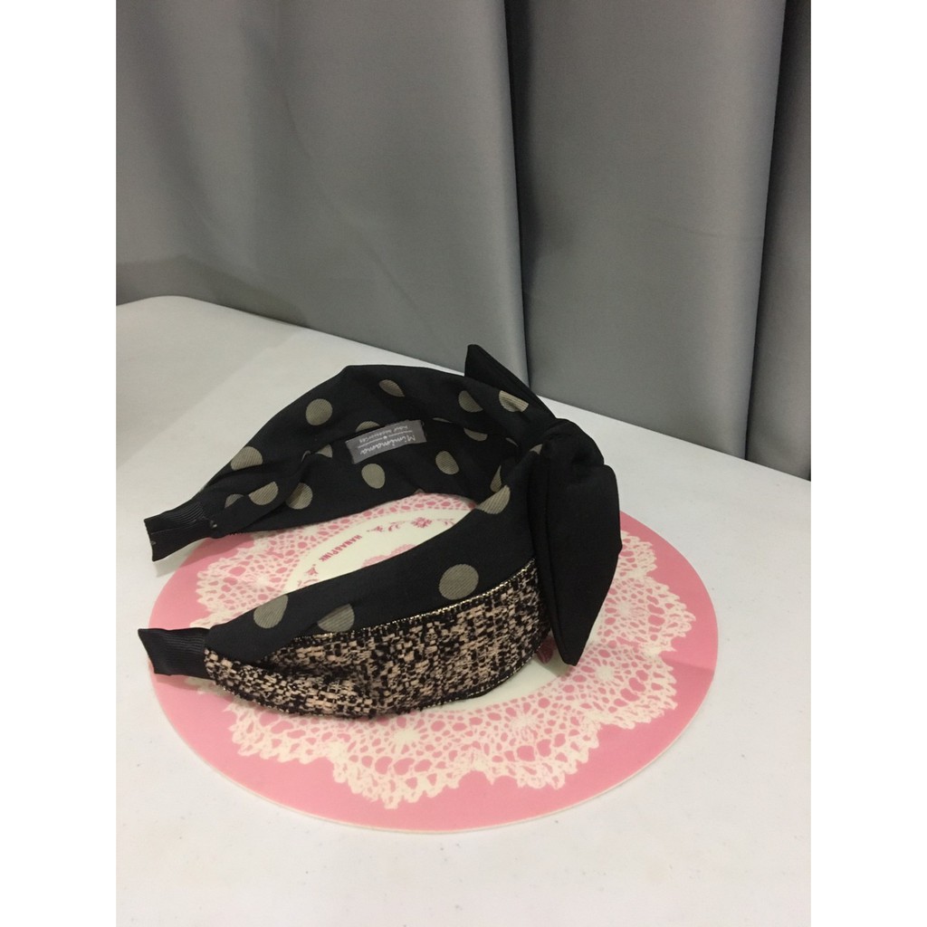 MIMIMAMA NIUNIU 妞妞 ciao lady髮箍 設計款 自訂款 蝴蝶結 熊妮 老菜 黑 點點 小香 | 蝦皮購物