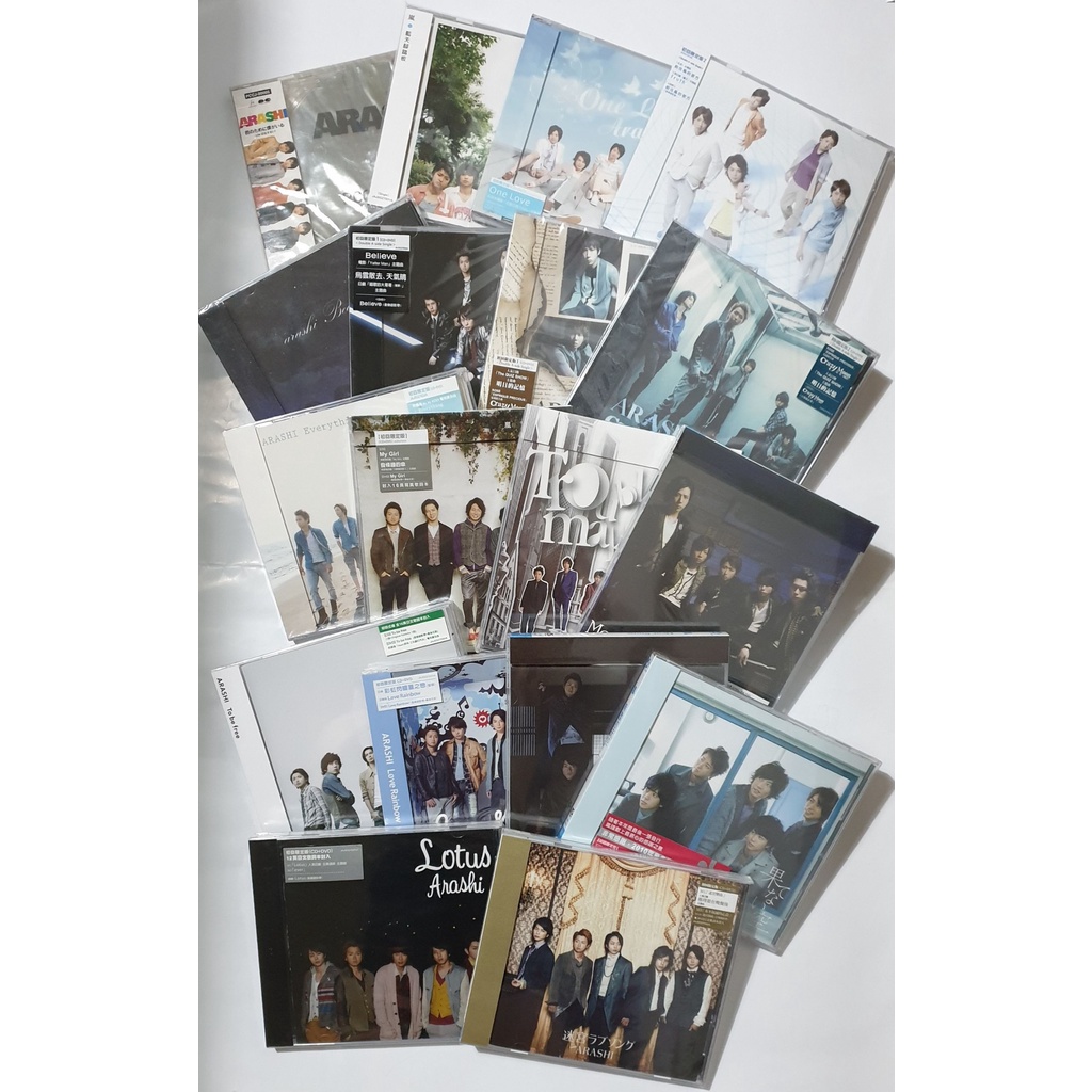 嵐 ARASHI 歷年 單曲CD 初回限定 (全新未拆封) | 蝦皮購物