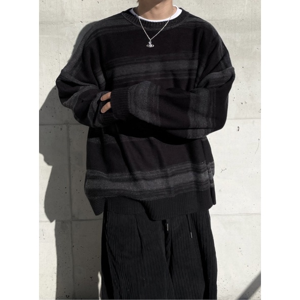 【AlllN】條紋針織 - Multi-Mix Over Dangara Knit [預購] | 蝦皮購物