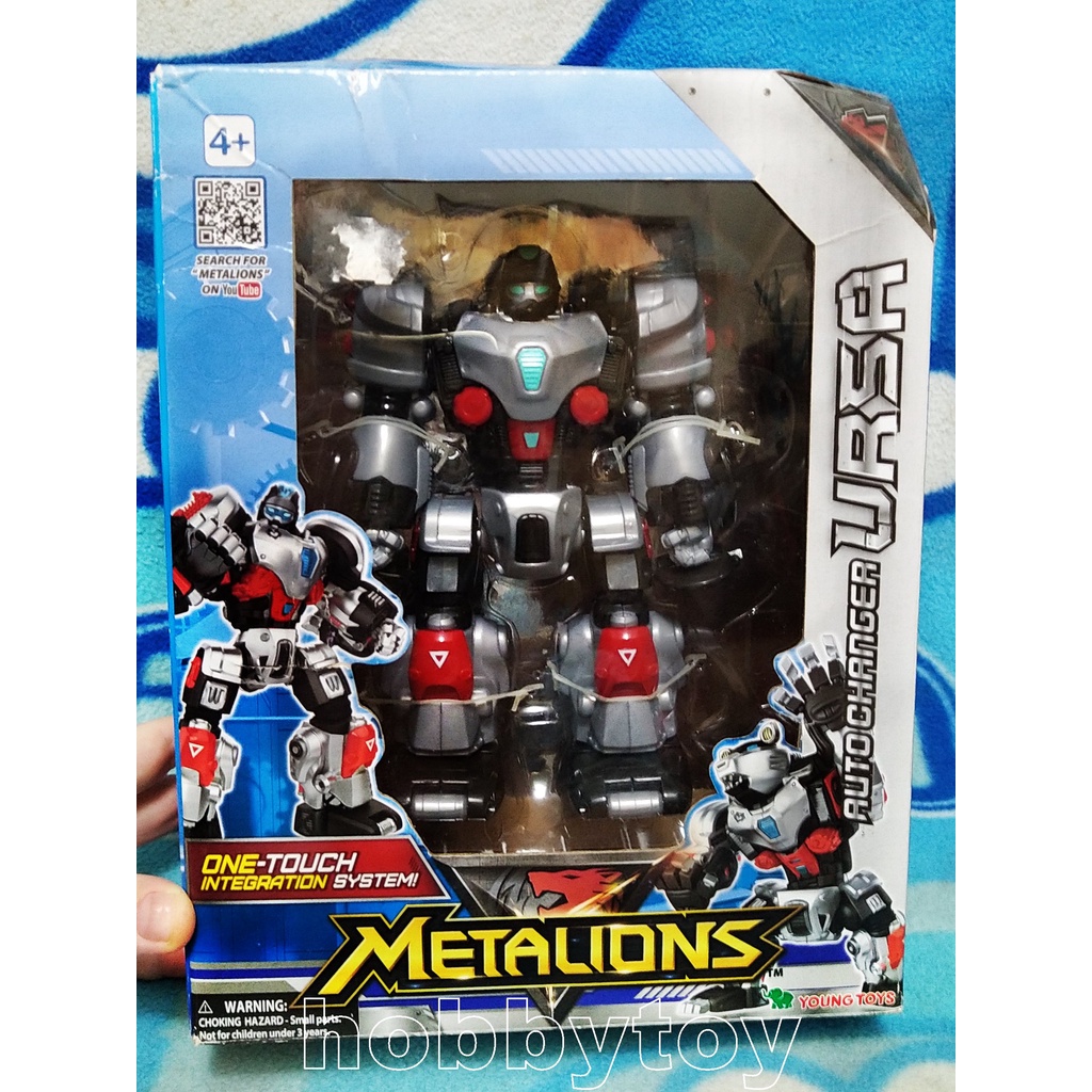 鋼鐵防衛隊 小型 一鍵變形 大熊星 URSA METALIONS 炫風騎士 第二代 變形機器人 YOUNG TOYS | 蝦皮購物