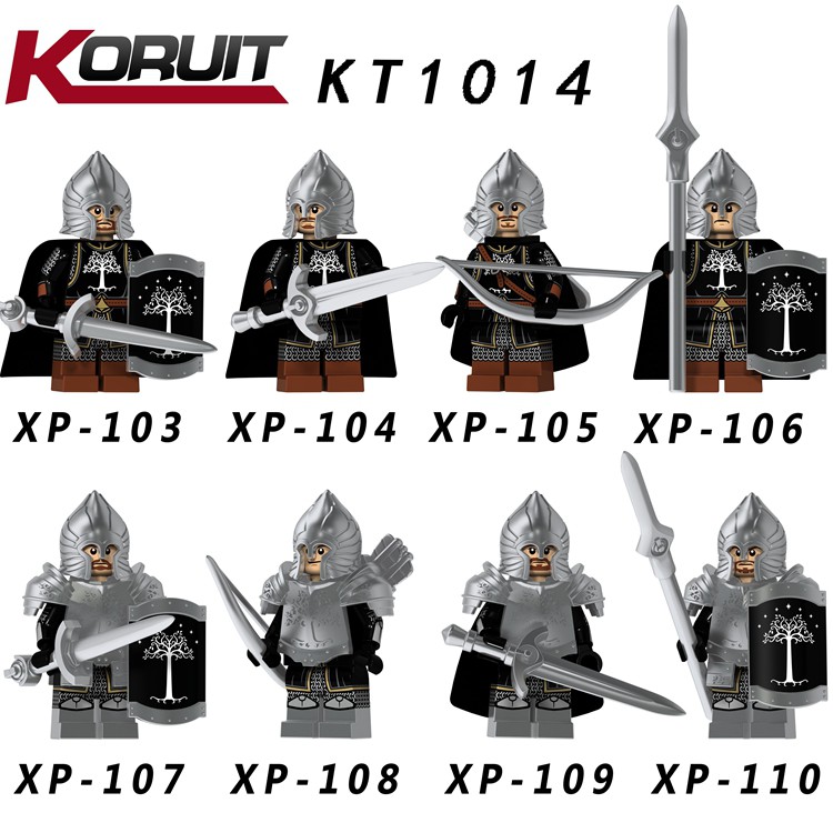 KORUIT積木人仔 魔戒電影系列- 剛鐸兵團 全8款(現貨) | 蝦皮購物