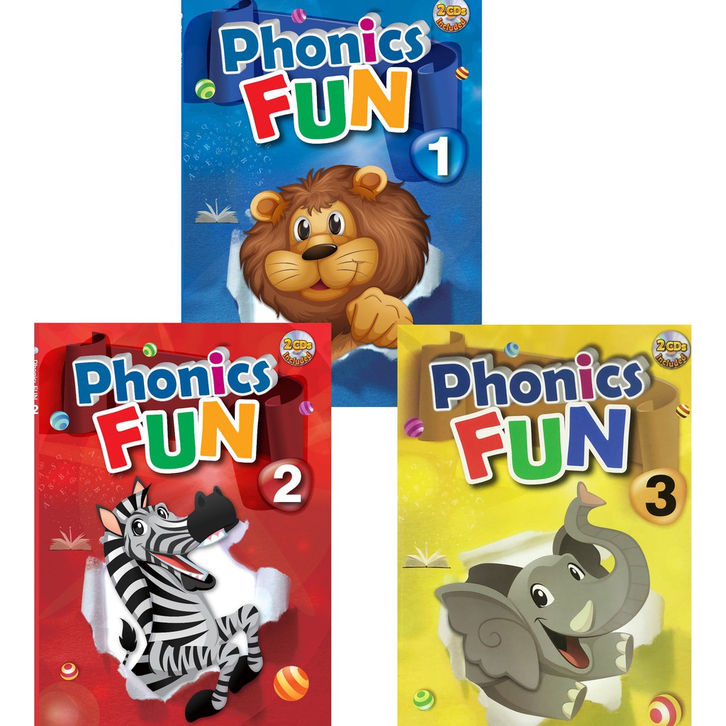 【JC書局】堂奧圖書 英語 發音 PHONICS FUN (1) (2) (3) 內有規格可選擇 (附CD) | 蝦皮購物