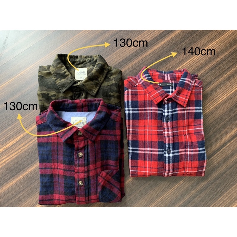 二手 Lativ 法蘭絨襯衫130-140cm(出清3件$500)保存良好 | 蝦皮購物