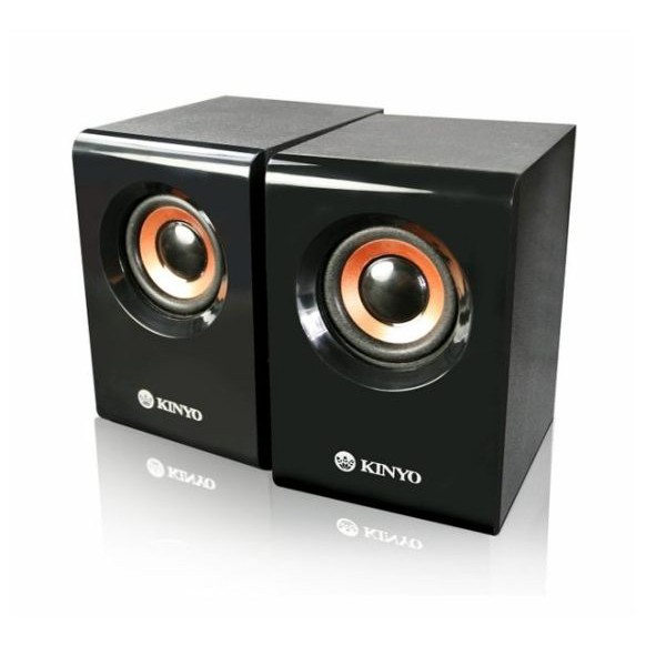 US-177 木質立體擴大喇叭 USB喇叭 二件式2.0喇叭 KINYO 金葉 Alien玩文具 | 蝦皮購物