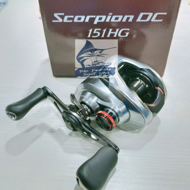 Shimano SCORPION DC 151HG 全新 2021 左手柄鑄造卷線器 | 蝦皮購物