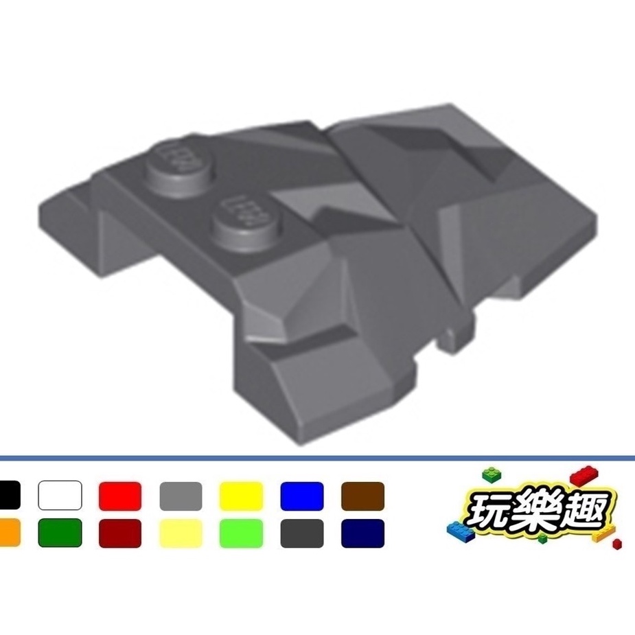 玩樂趣 LEGO樂高 64867 4 x 4 斷裂多邊形 二手零件 2E30G-E | 蝦皮購物