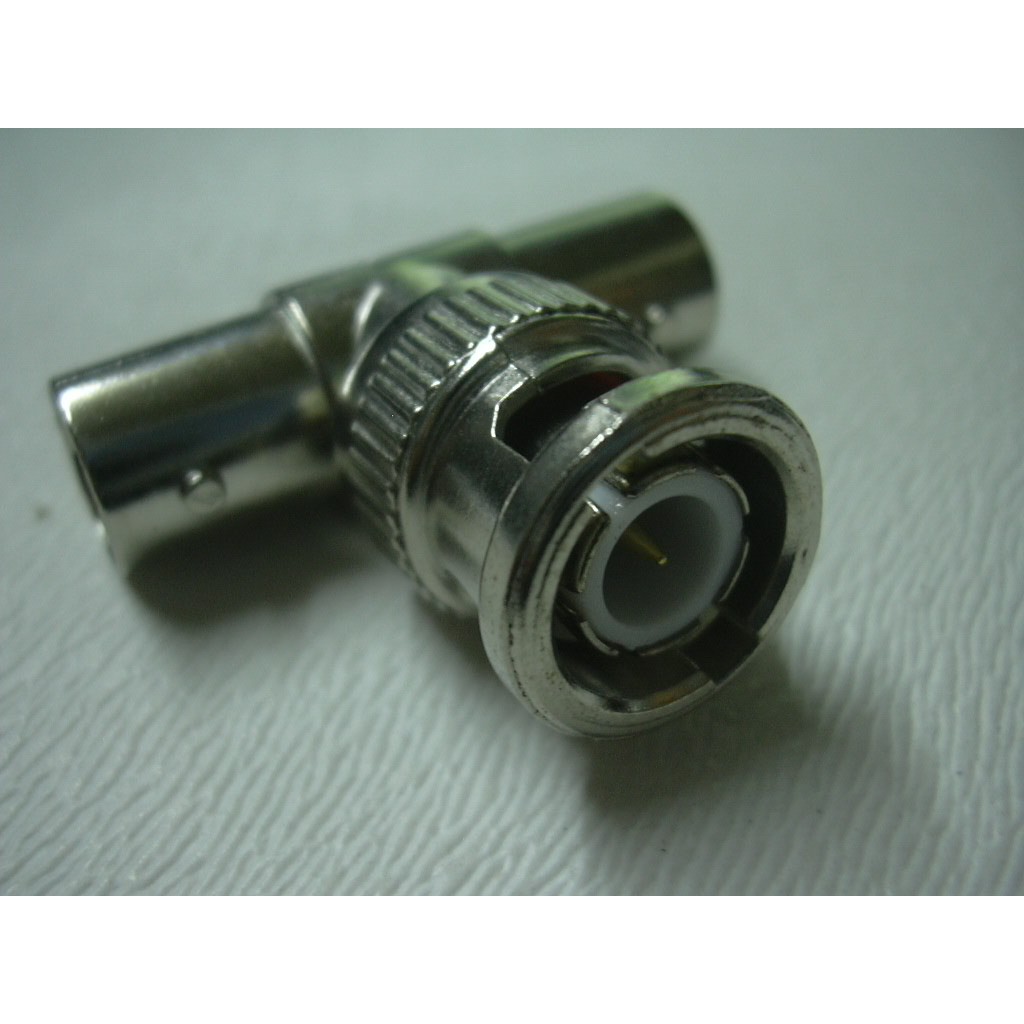 BNC 一公二母 T 型 BNC 公＊2BNC母 轉接頭 | 蝦皮購物