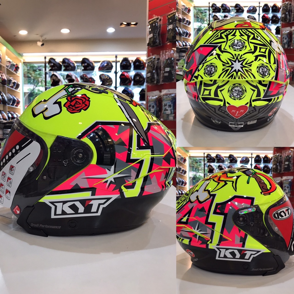 【星騎士】中清店 KYT NFJ #41 黃粉 #41 消光灰 #41海盜 #6櫻花 選手彩繪 半罩式安全帽 | 蝦皮購物