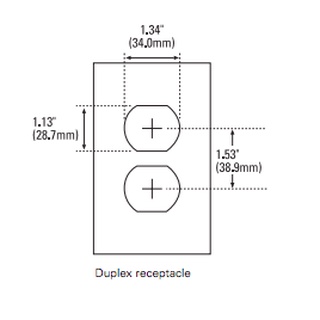 美國 EATON COOPER 單聯白鐵蓋板面板 93101 (DUPLEX型) (同HUBBELL SS8) | 蝦皮購物