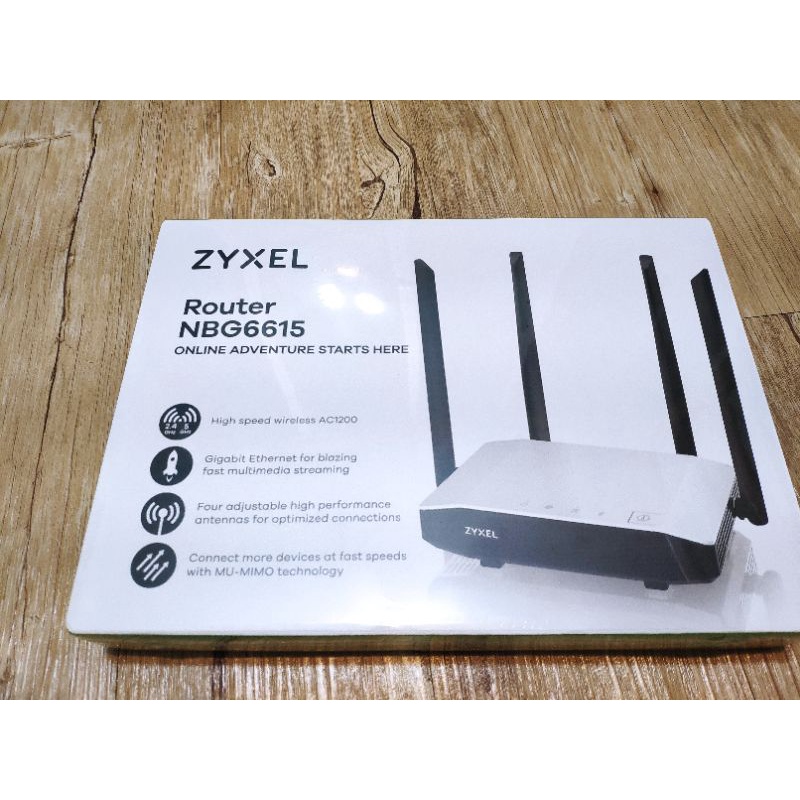 【ZyXEL 合勤】AC1200 雙頻大功率無線Gigabit路由器(NBG6615) | 蝦皮購物