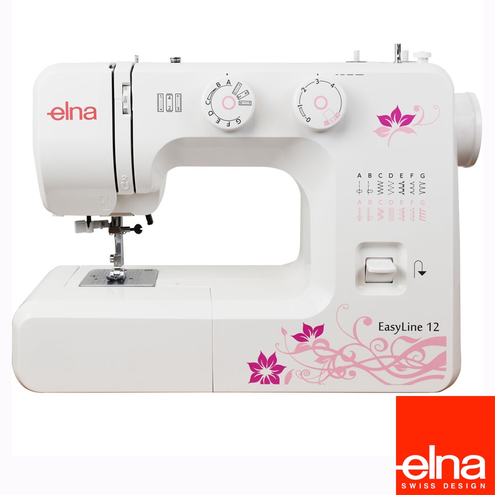 瑞士 elna Easy Line 12 縫紉機 裁縫機 | 蝦皮購物