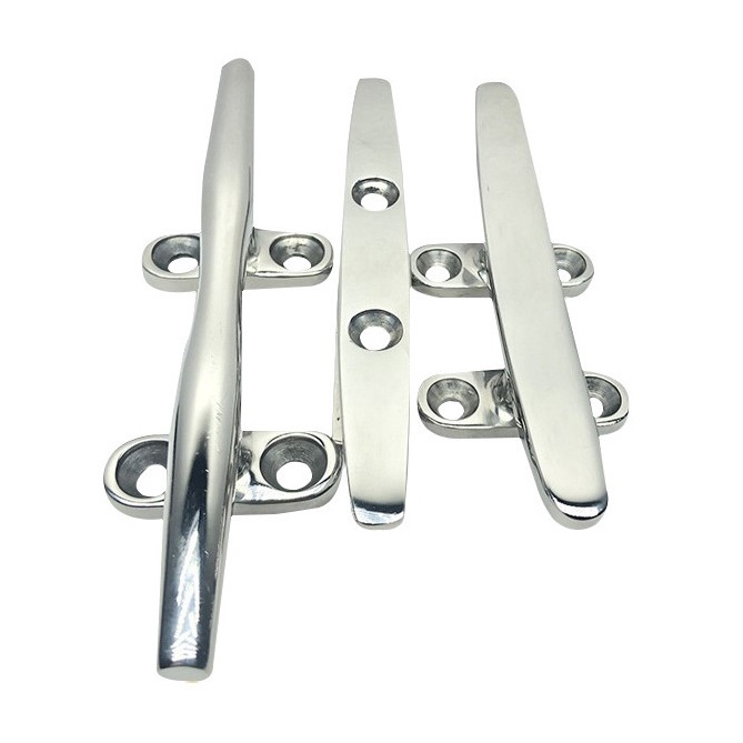 【susumy】不鏽鋼316材質 白鐵實心 圓 羊角座 把手五金 輕型扁羊角索栓 遊艇船鑄造建加工 | 蝦皮購物