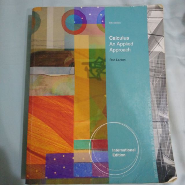 Calculus An Applied Approach - Ron Larson (9th Edition) | 蝦皮購物