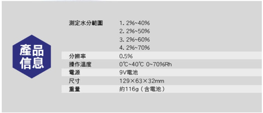 【精準儀錶旗艦店】多款式多規格水分計 CE認證食品級含水分計 水分儀 水分測試 MET-DMT530 探針式 探棒 | 蝦皮購物