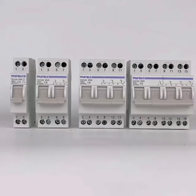 2p 40A 63A MTS 雙電源手動轉換隔離開關 230V 400V 模塊化轉換開關 | 蝦皮購物