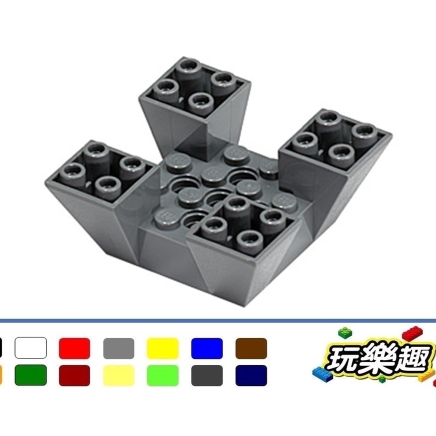 玩樂趣 LEGO樂高 30373 6 x 6 x 2 四邊形 楔形磚 二手零件 2F30D-D | 蝦皮購物