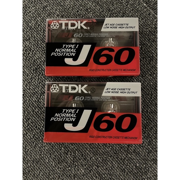 TDK J60 未拆封空白錄音帶(2卷) | 蝦皮購物