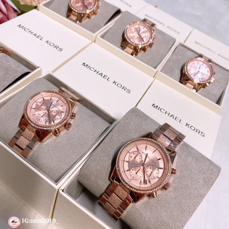 🔥台灣現貨MK手錶 熱銷款 女錶 MK6598 免運費 美國錶店代購 正品 玫瑰金 送禮 生日禮物 | 蝦皮購物