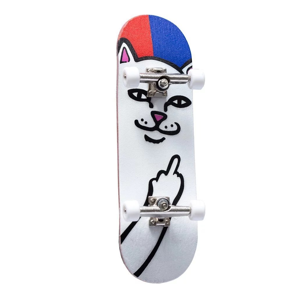 《帥奇滑板店》| RIPNDIP LORD NERM MINI SKATEBOARD 中指貓 | 手指滑板 | 蝦皮購物