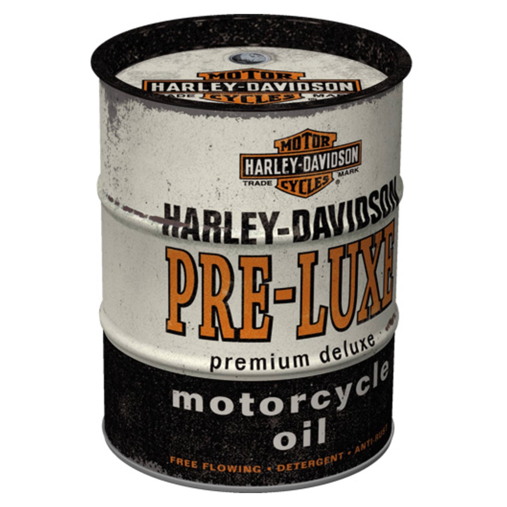 【德國Louis】Harley Davidson 哈雷金屬存錢筒 原廠授權復古工業油桶造型馬口鐵撲滿編號10015929 | 蝦皮購物