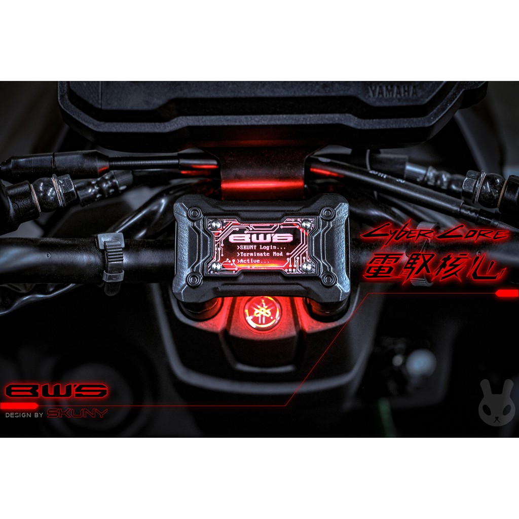 「SKUNY」電馭核心，水冷大B、BWS 車手把LED飾蓋套件 (BWS'X BWX'R) | 蝦皮購物