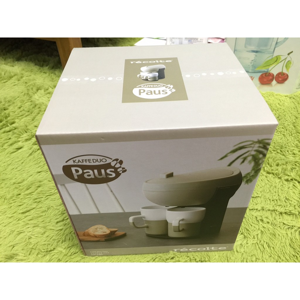 recolte 麗克特 Kaffe Duo Paus 雙人咖啡機 (杏仁棕) | 蝦皮購物