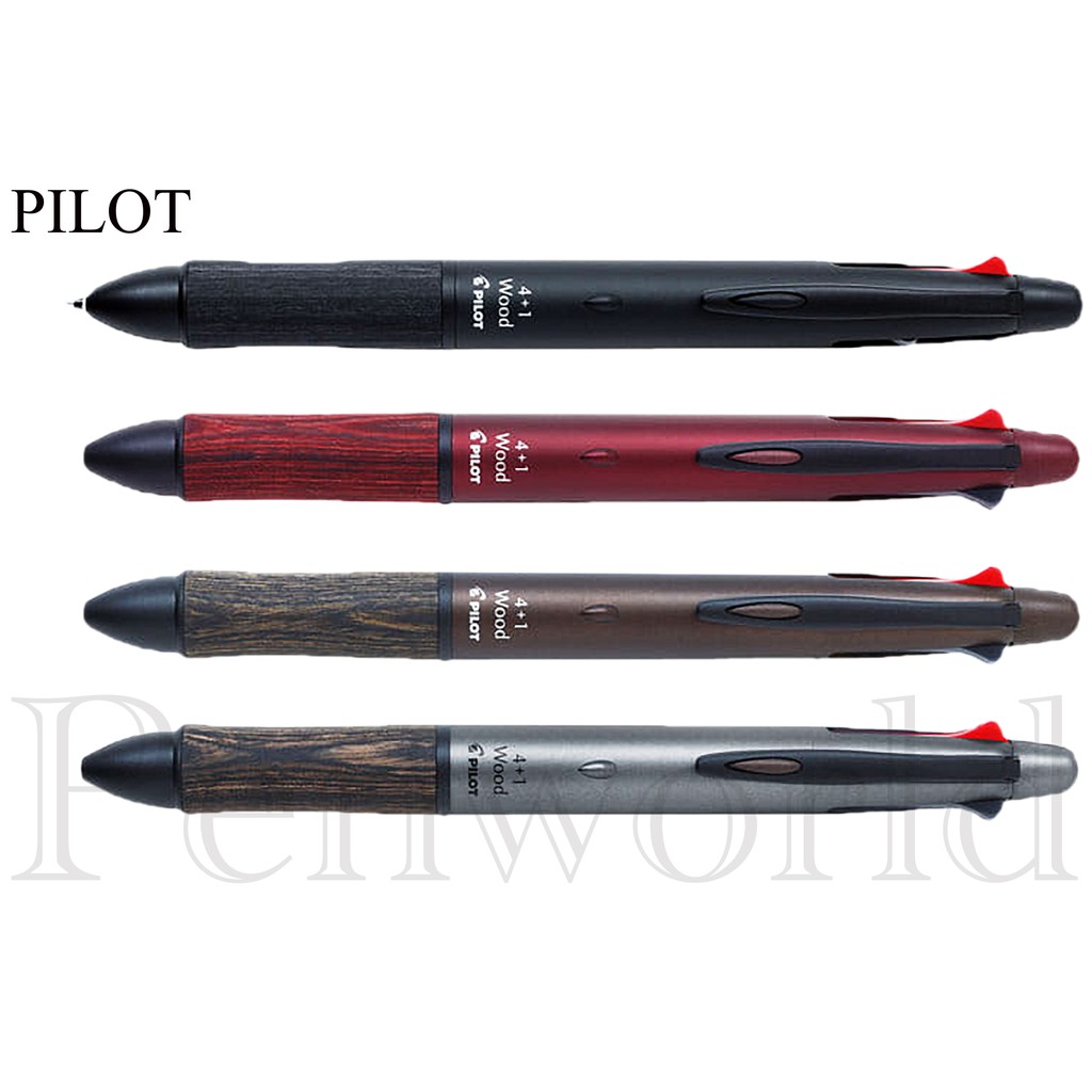 【Penworld】日本製 PILOT百樂 木質4+1多功能筆 0.7 | 蝦皮購物